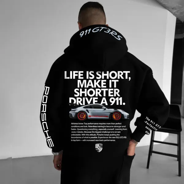 Oversize Sports Car 911 GT3RS Hoodie - Cotosen.com